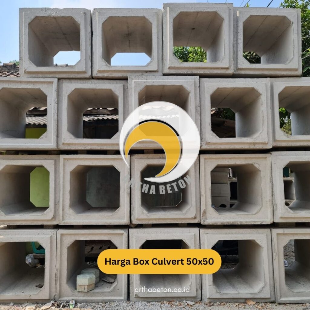 Harga Box Culvert 50x50 - Saluran Gorong Gorong Beton